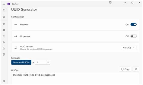 Uuid Generator FPPT