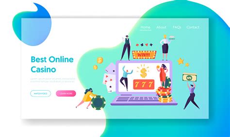 온라인 카지노 도박 페이지를 방문 하는 개념입니다 행복 한 남성 캐릭터 승리 대 박 777 이다입니다 사람들이 유럽 룰렛을