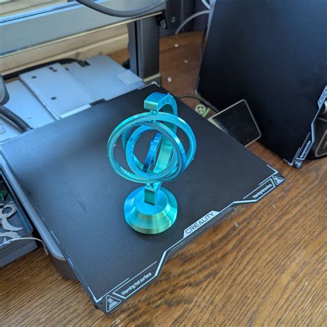3d Printer Files 3mf File Gyroscope Fidget Desktop Gyroscope Model 3d Desk Toys Creality