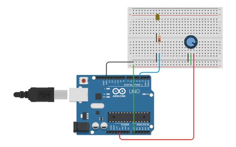 Circuit Design Potentiometer And Led Tinkercad