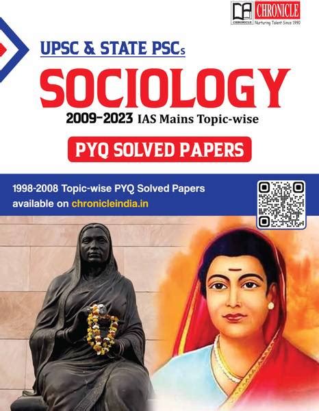 Chronicle Sociology 2009 2023 Ias Mains Pyq Solved Paper 2024 Updated Edition For Upsc And