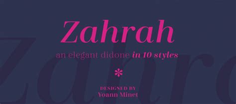 Zahrah Styles Indian Type Foundry