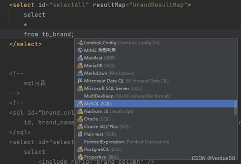 Idea在＜select＞＜select＞中写sql语句无提示解决idea写sql无提示 Csdn博客