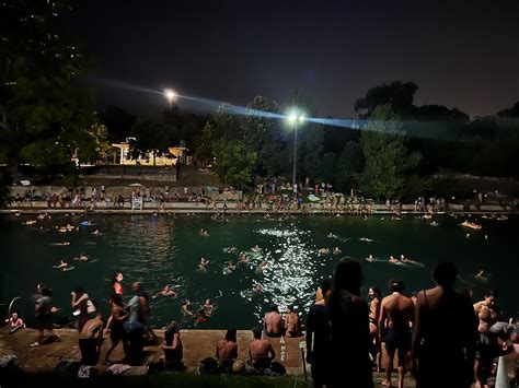 Barton Springs Pool Night