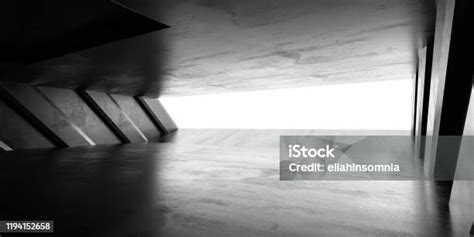 일광 산업 그런 지 콘크리트 배경 3d 렌더링 일러스트와 지하 콘크리트 지하실 0명에 대한 스톡 사진 및 기타 이미지 0명 건축 공란 Istock