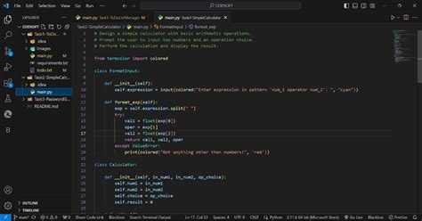 [video] finished a project with python calculator rida uzmain