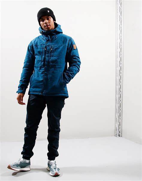 FjÄllrÄven Skogsö Padded Jacket Deep Sea Terraces Menswear