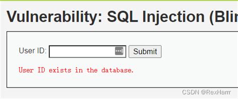 Dvwa 之 Sql Injection Blind（sql盲注）爆dvwa靶场初级sql Injection Blind列名 Csdn博客