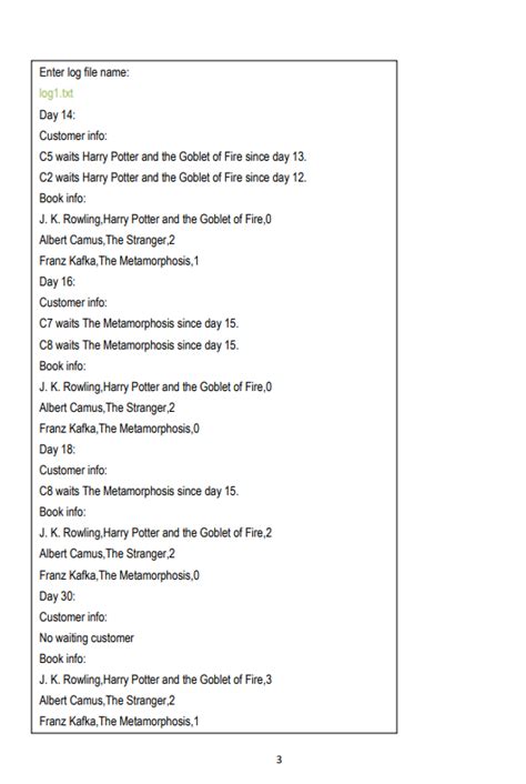 Plese Write With Java I Added The Txt File