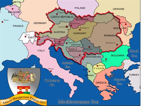 Austro Hungary Empire Map