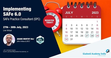 Gladwell Academy India On Linkedin Implementingsafe Spc Safe6