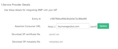 Configuring Saml Sso For Manageengine Key Manager Plus