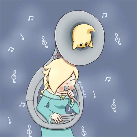 Rosalina Trying To Get A Luma That Got Stuck By Kutorin On Deviantart