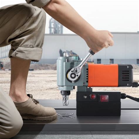 Vevor Magnetic Drill Press 1300w Low Profile Mag Drill Light Weight