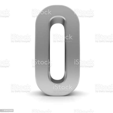 O 문자 O 대문자 실버 글꼴 3d 렌더링 그림 제로 기호 문자 텍스트 그래픽 흰색 배경에 잘라 0에 대한 스톡 사진 및 기타 이미지 Istock