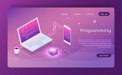 software development and programming program code on laptop screen big data processing stock