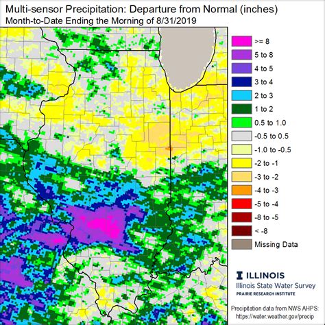 Unequal August Precipitation Leads To Drought In Illinois Illinois