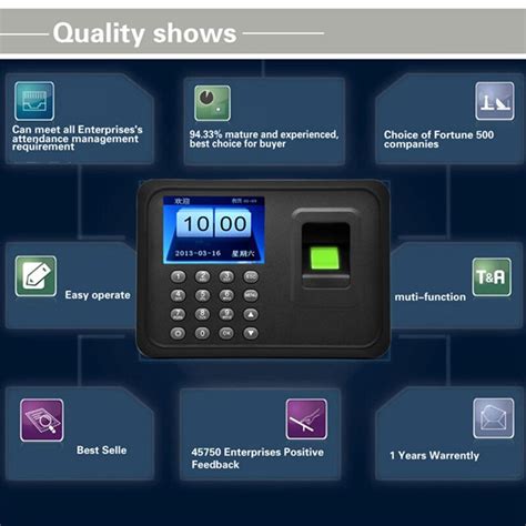 2 4 Inch Lcd Display Biometric Fingerprint Passwor Grandado