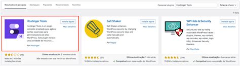 Como Usar O Plugin Hostinger Tools Na Manutenção Do Wordpress