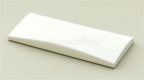 Smooth White Rectangle Design Element For Modern Backgrounds Stock Illustration Illustration