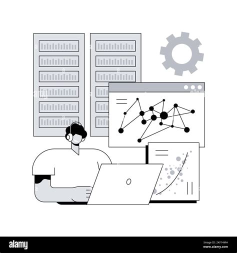 Big Data Visualization Abstract Concept Vector Illustration Big Data Analysis Tool Analytics