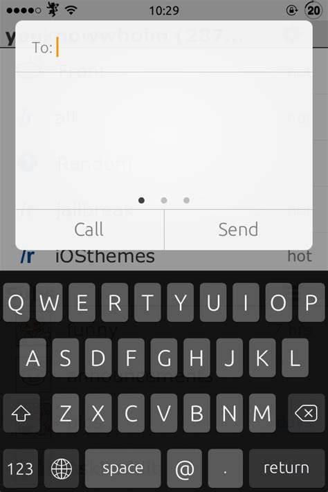 How To Remove These Three Dots On Quick Compose Rjailbreak