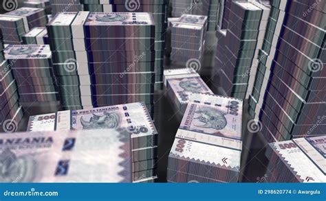 Tanzania Money Set Bundle Banknotes Vector Illustration