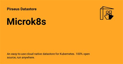 Microk8s Piraeus Datastore