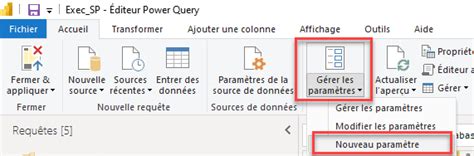 Se Connecter à Une Procédure Stockée Sql Avec Power Query