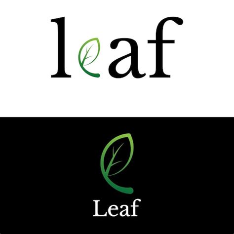 Minimalist Leaf Logo With Stylized Text And Wordmark Jiffy Designs