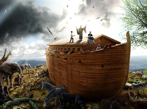 Noahs Ark After The Flood By Jesus At Art On Deviantart