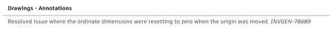 Inventor Moving Ordinate Dimension Origin Sets All Values To 0