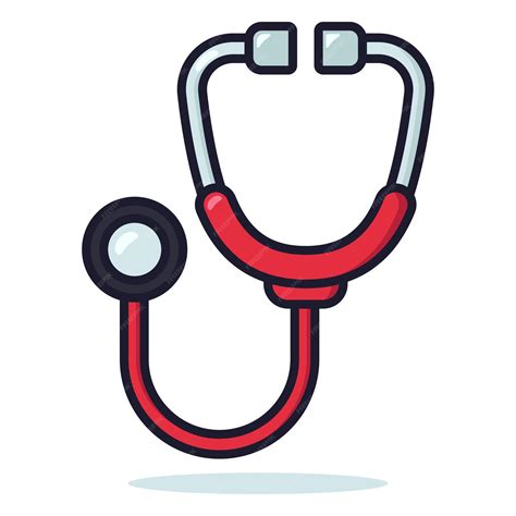 Premium Vector Doctors Stethoscope Tool In Cartoon Style