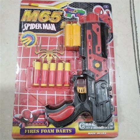 خرید و قیمت اسباب بازی تفنگ ساچمه ای و پرتاب کننده کلت سایز کوچک ترب