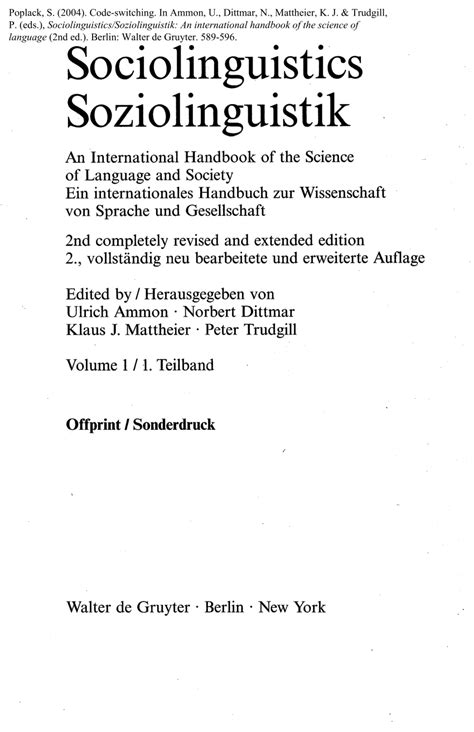 pdf code switching