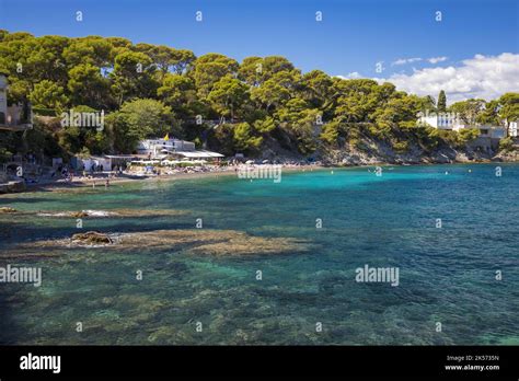 France Alpes Maritimes Saint Jean Cap Ferrat La Paloma Beach Stock