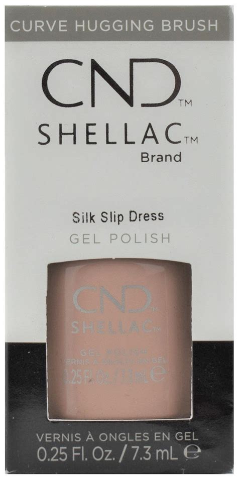 Cnd Shellac Gel Polish Silk Slip Dress 025 Oz