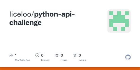 Github Liceloopython Api Challenge