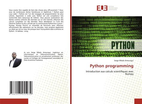 Python Programming SERGE MBELE AMOUNGUI