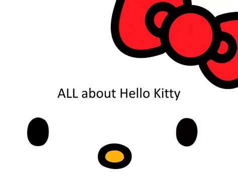 Ppt All About Hello Kitty Powerpoint Presentation Free Download Id