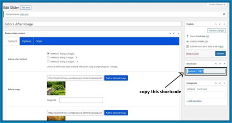 How To Display Before After Image In Wordpress Codecrew Infotech