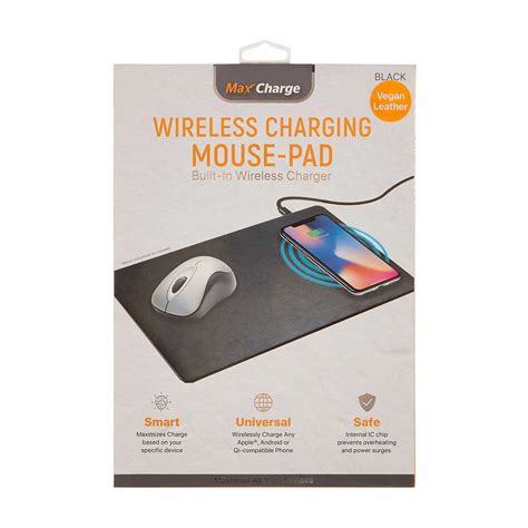 Max Charge Mousepad Plus Wireless Charging