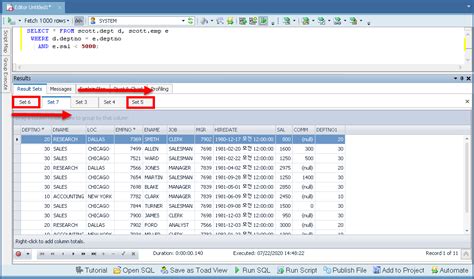 Toad Data Point Multi Result Set 활용 토드 활용 Tip 토드 커뮤니티 Toad