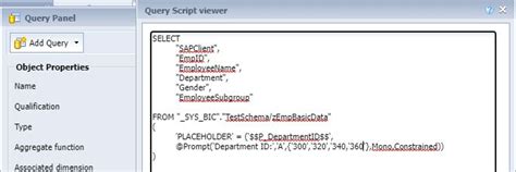 Passing Values To Hana Input Parameters When Using Sap Community
