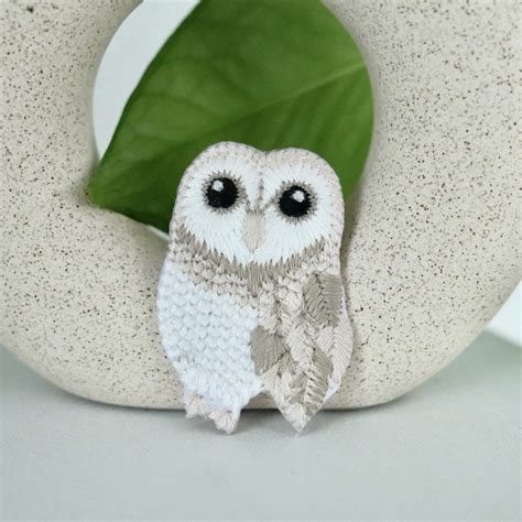 Cute Owl Patch Owl Iron On Patch Cute Animal Patches Diy Clothing