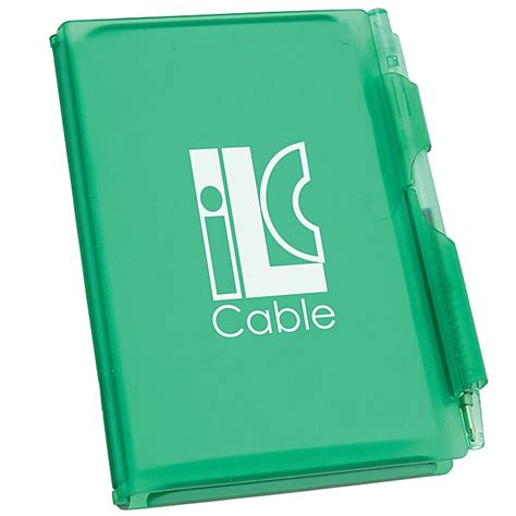 4imprint Ca Notepad With Pen Translucent C100102 T