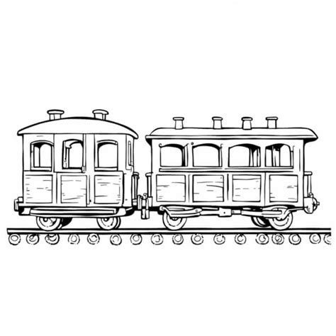 Railroad Tracks Coloring Pages 2025