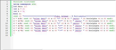 Fikri Achmads Blog Contoh Codingan Dengan Menggunakan Code Blocks