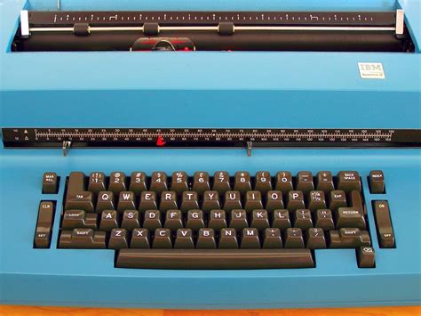 Ibm Selectric Typewriters Classic Blue Ibm Selectric Ii Completely