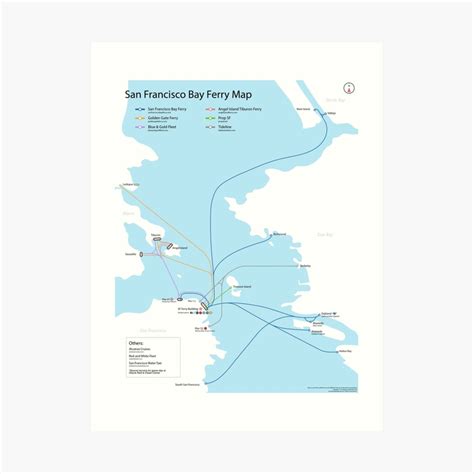 San Francisco Ferry Map